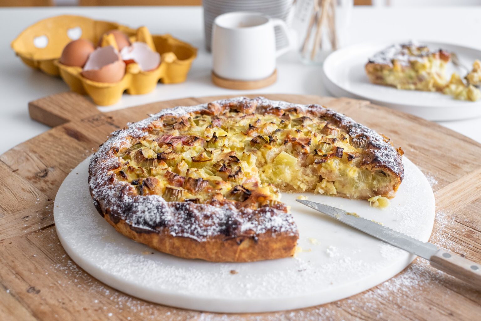 Rabarbertaart - Stephanie Bex